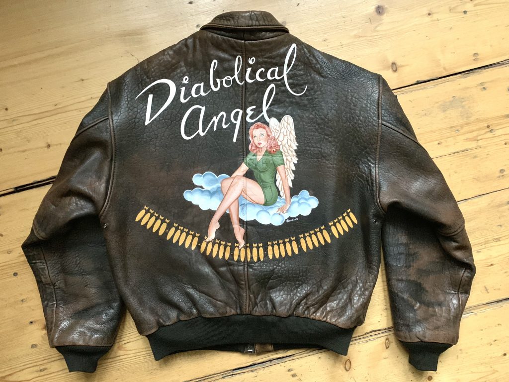 Diabolic Angel-Original Nose Art Interpretation | Rocka's Flight Jacket ...