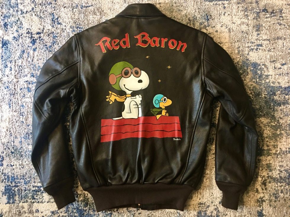Red Baron | Rocka's Flight Jacket Painting